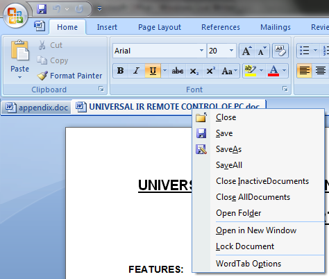 OfficeTab – Tabs for Microsoft Office